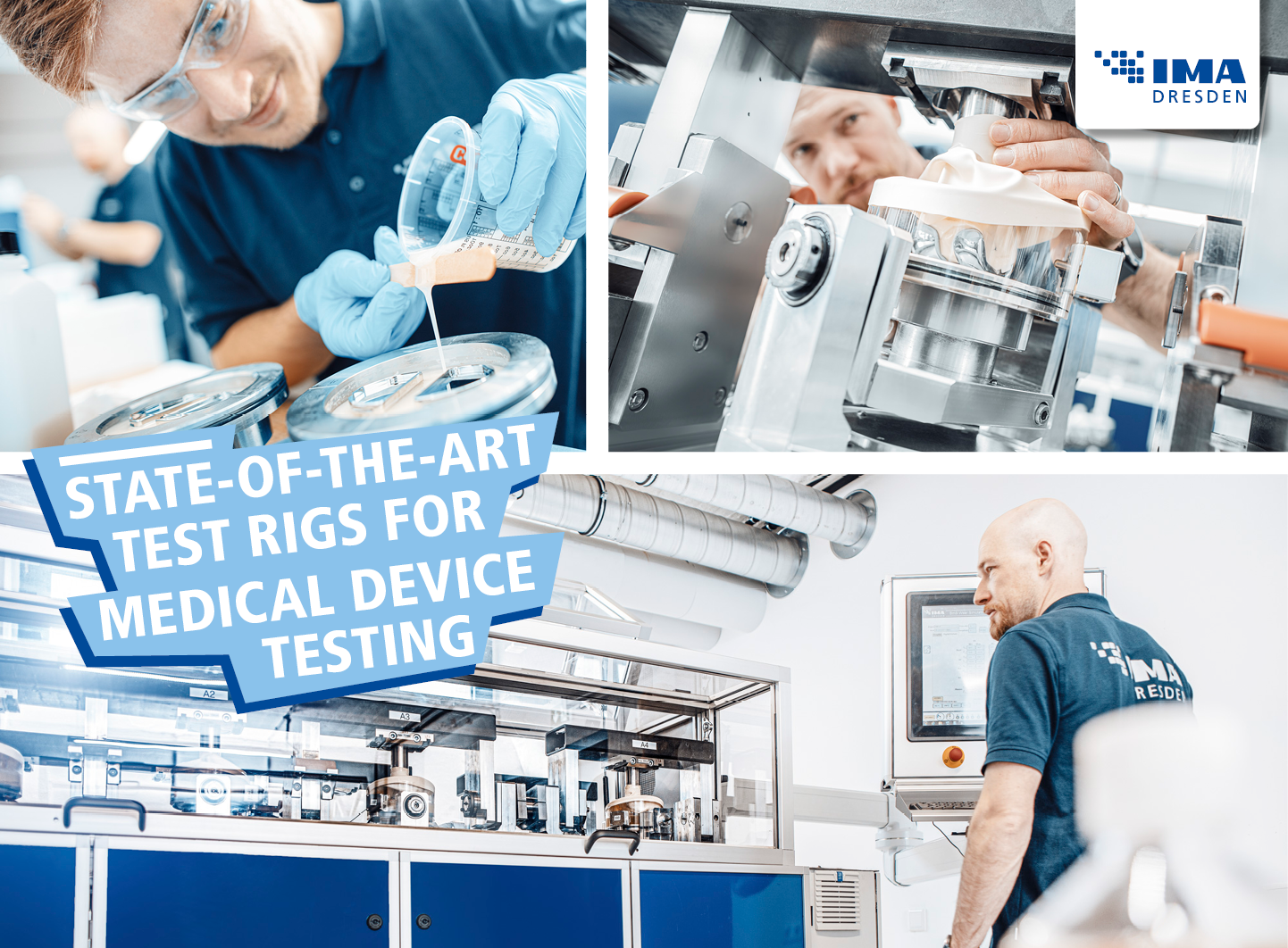Post State-of-the-art test rigs for medical device testing - IMA Dresden
